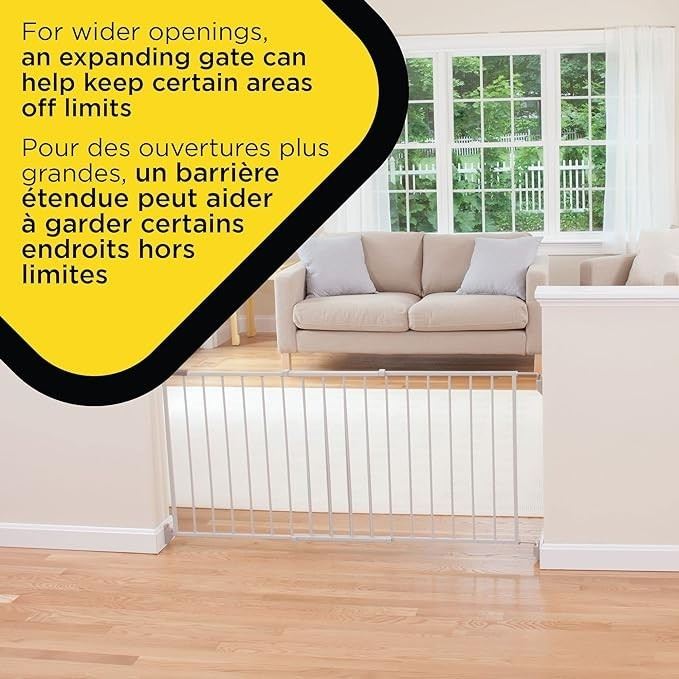 Safety 1St Wide And Sturdy Gate Fits 40-60in Wide And 26.5in Tall ...