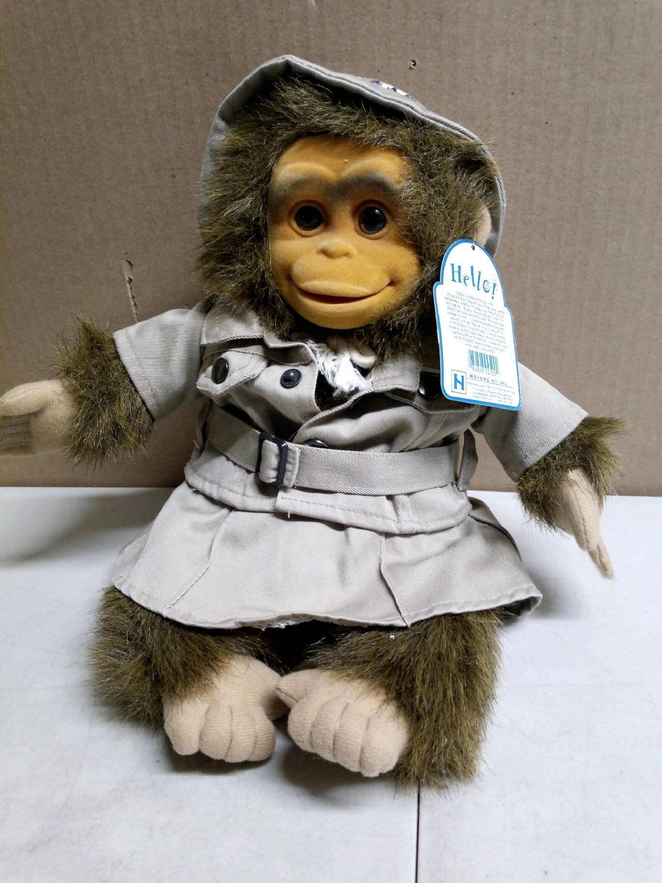 Vintage Julious Monkey Hand Puppet By Hosung