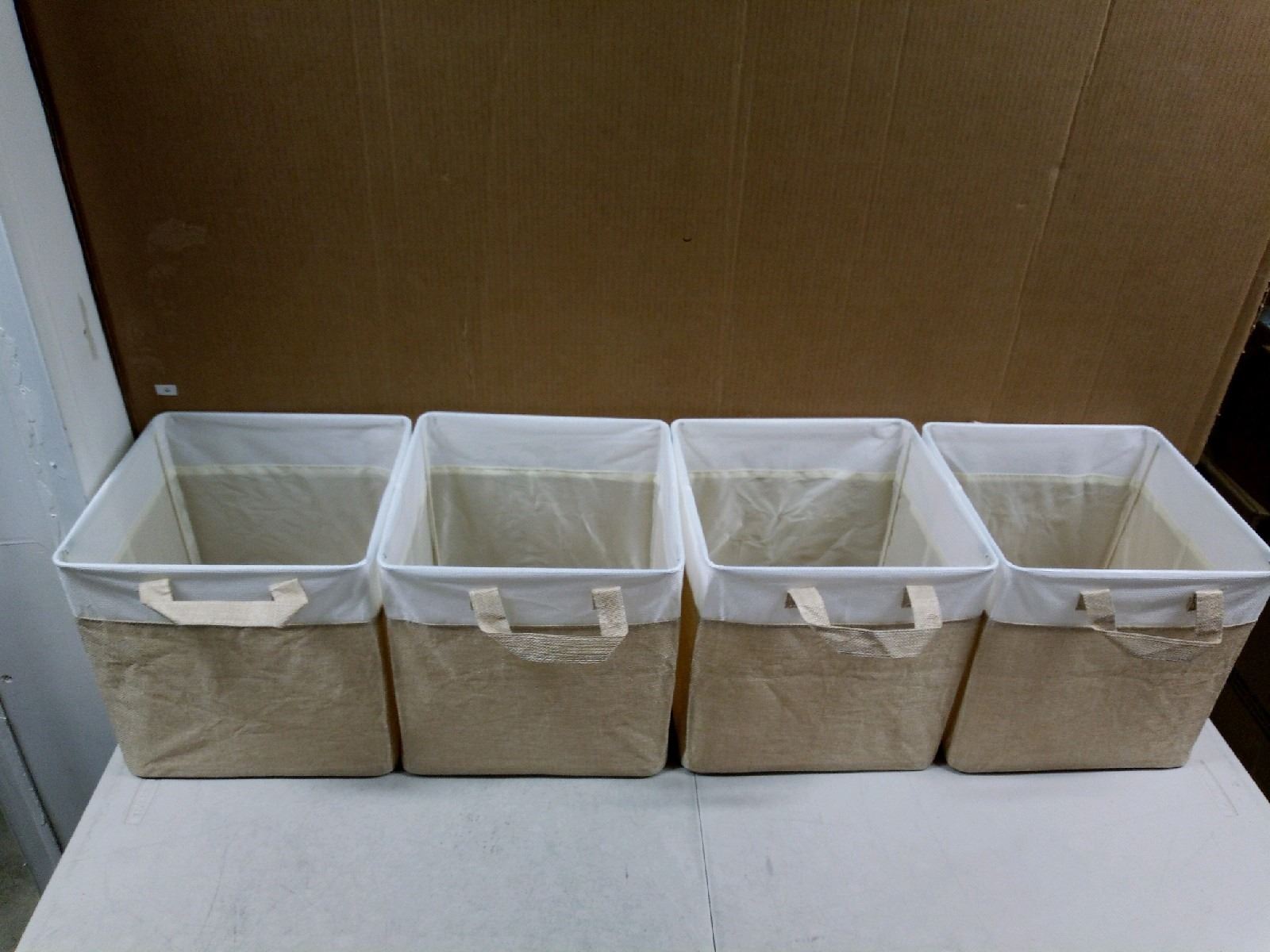 Fabric Storage Totes 4 Pack