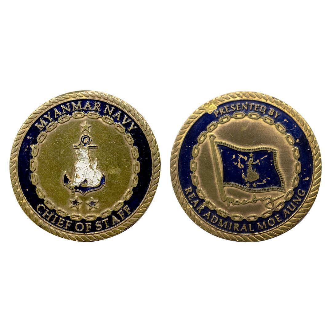 Myanmar Navy, Chief Of Staff, Medal, 49.19 gms.