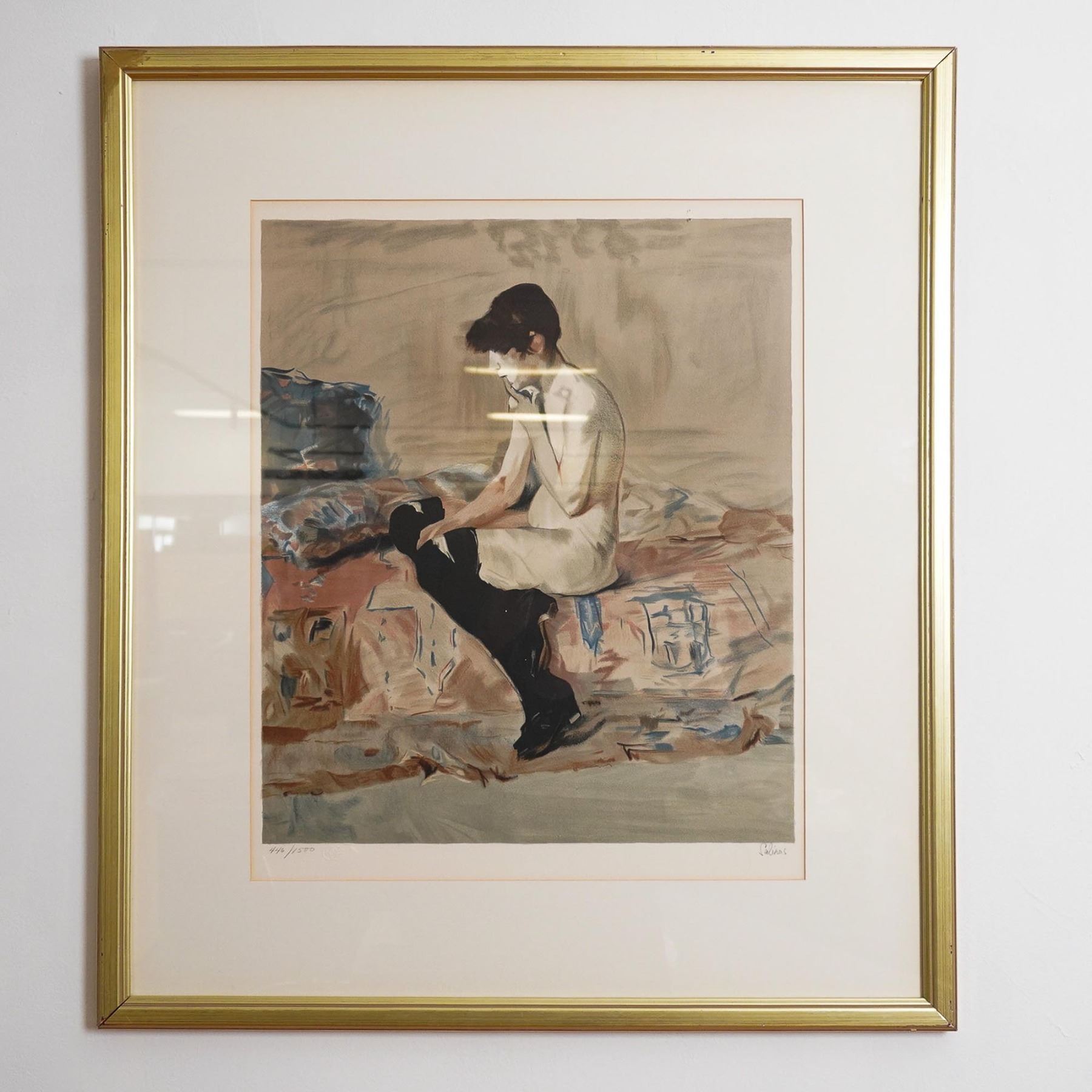 Laurent Marcel Salinas, Etude de Nu, Limited Editioned Lithograph, Signed