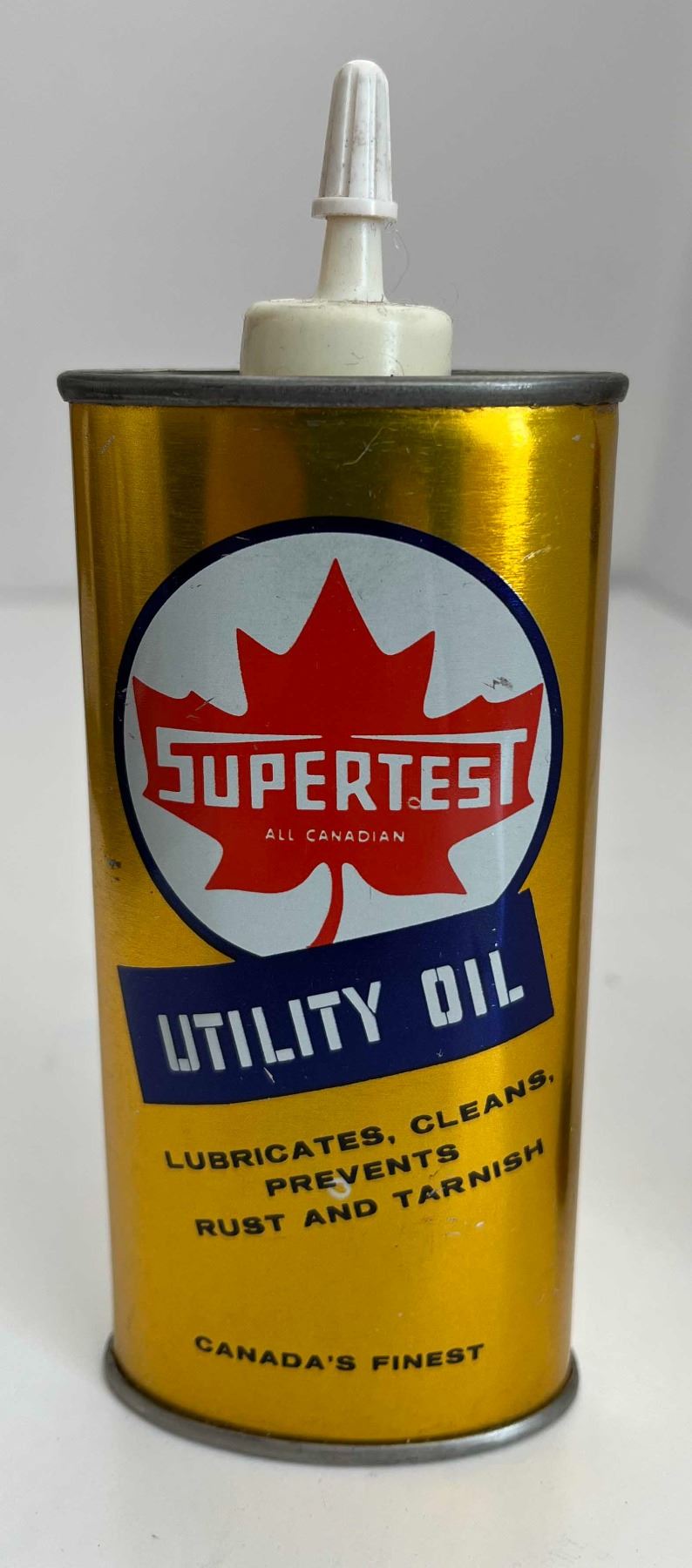 Vintage Supertest Handy Oiler - 4 Oz Oil Tin. Nice Original example ...
