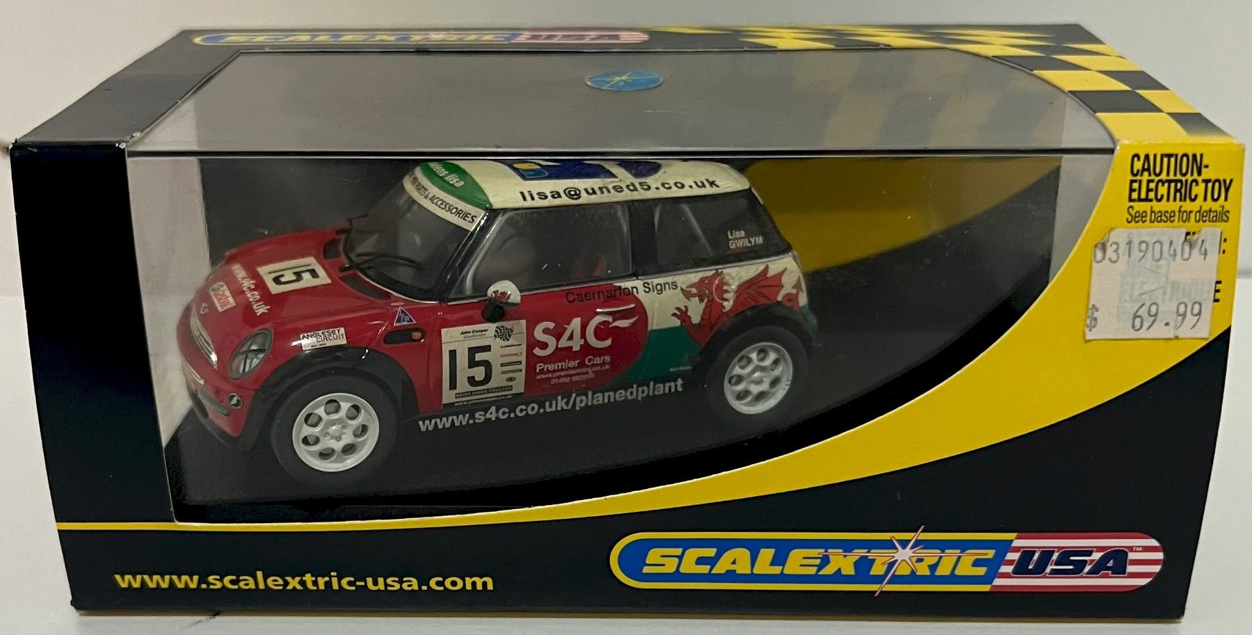 Vintage - SCX Slot Car 1/32 Scalextrix Mini Cooper ''John Cooper ...