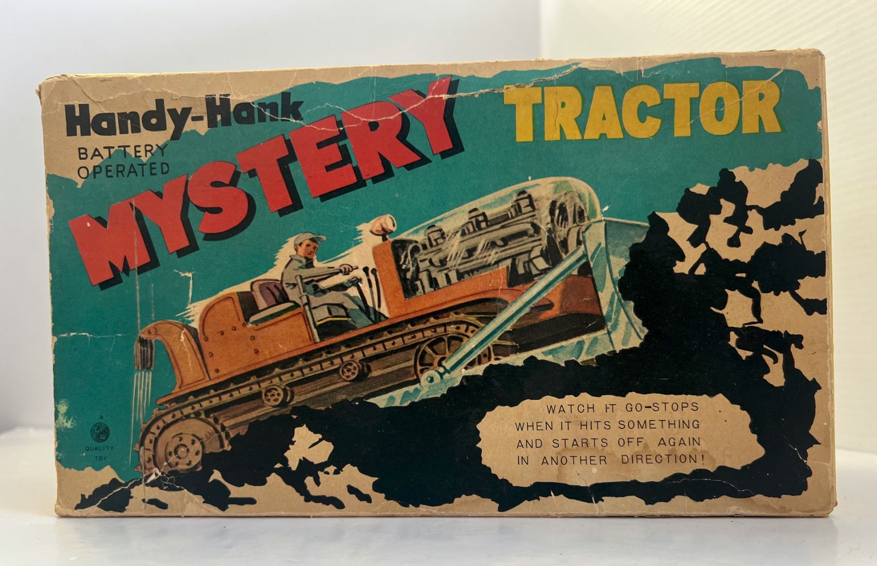 Vintage - Japan Handy Hank Battery Operated Mystery Tractor in Original ...