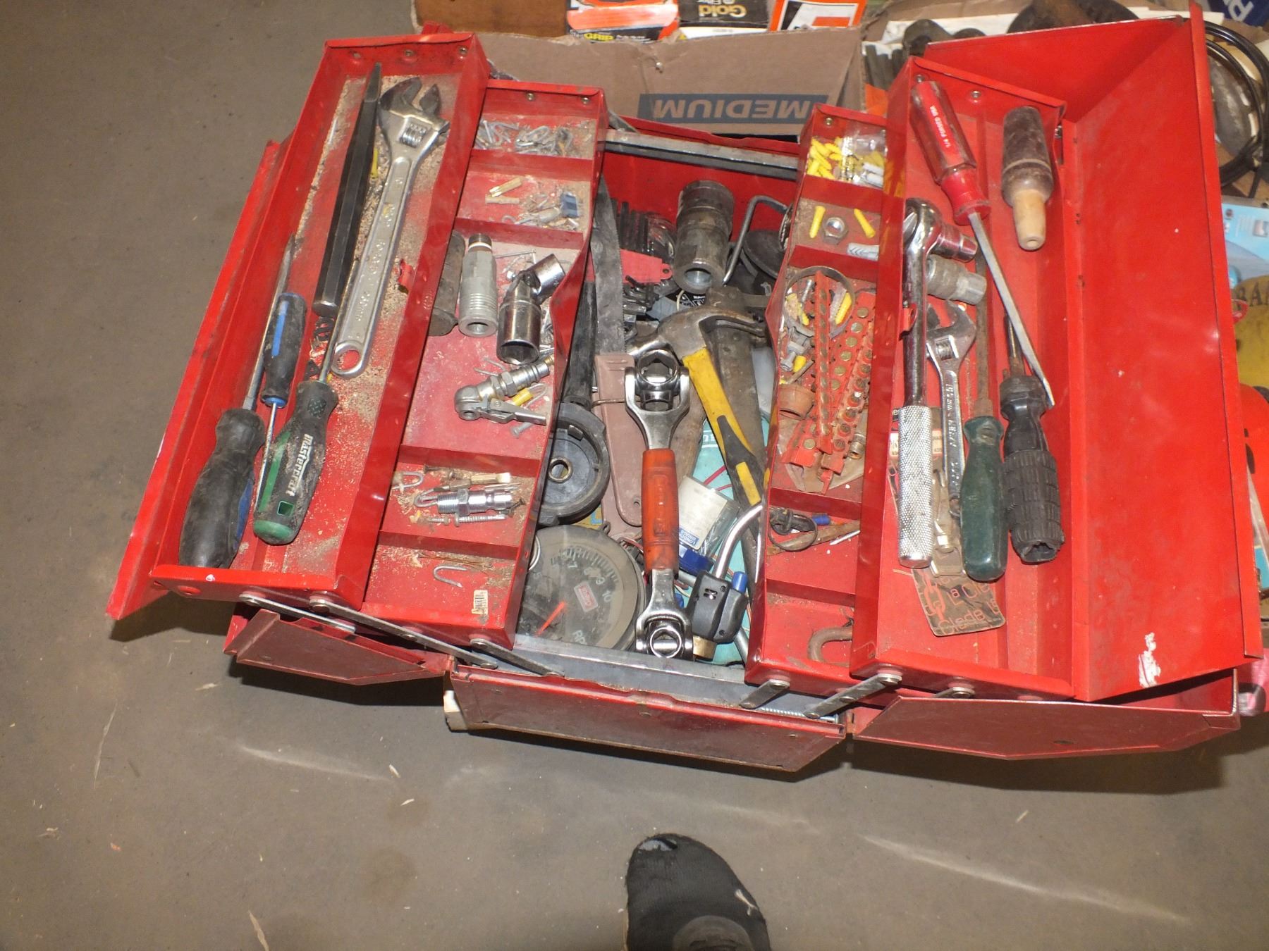 Tool Box w/ assorted Tools