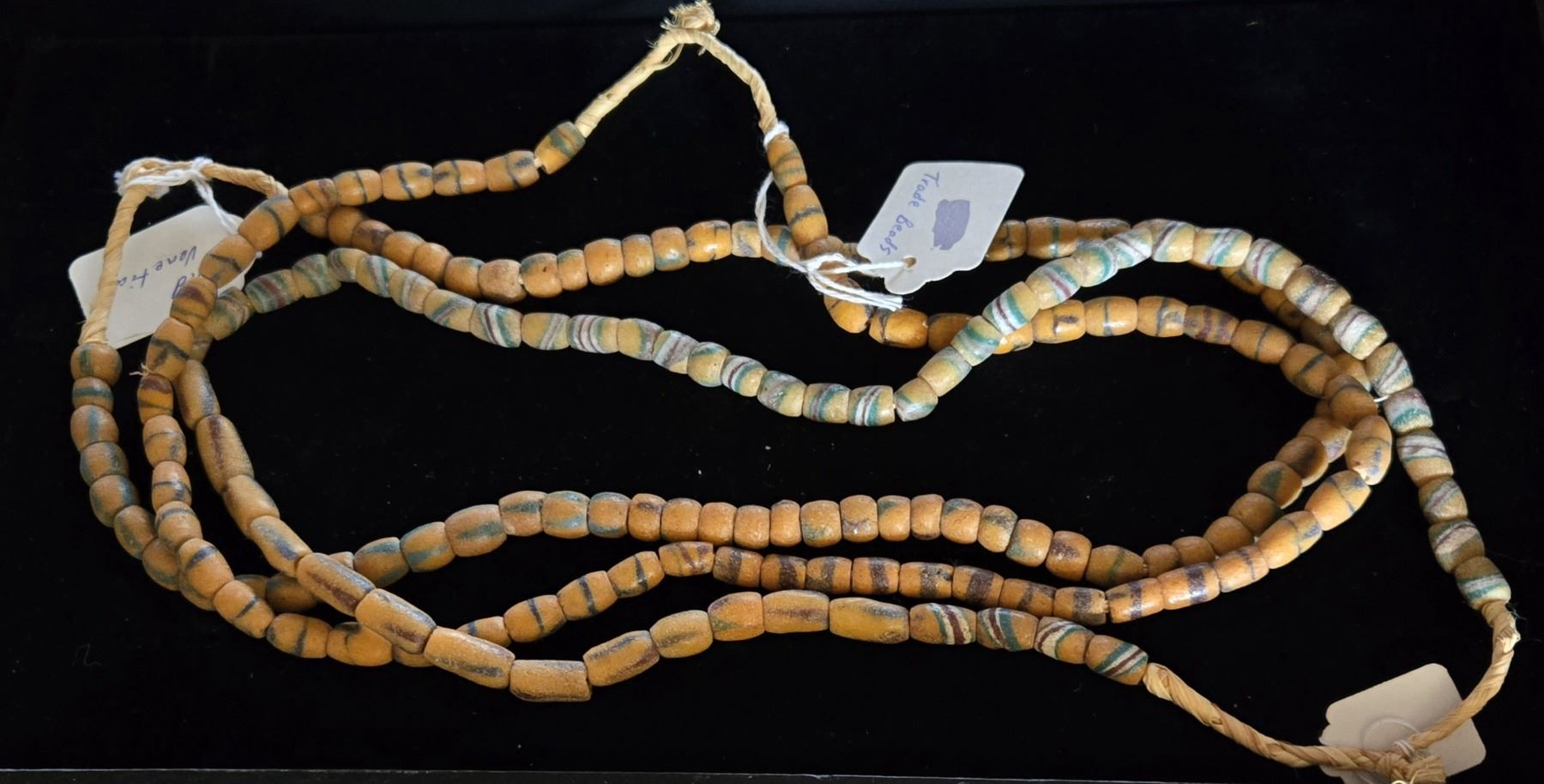 Three 24” Strands of Antique Venetian Trade Beads