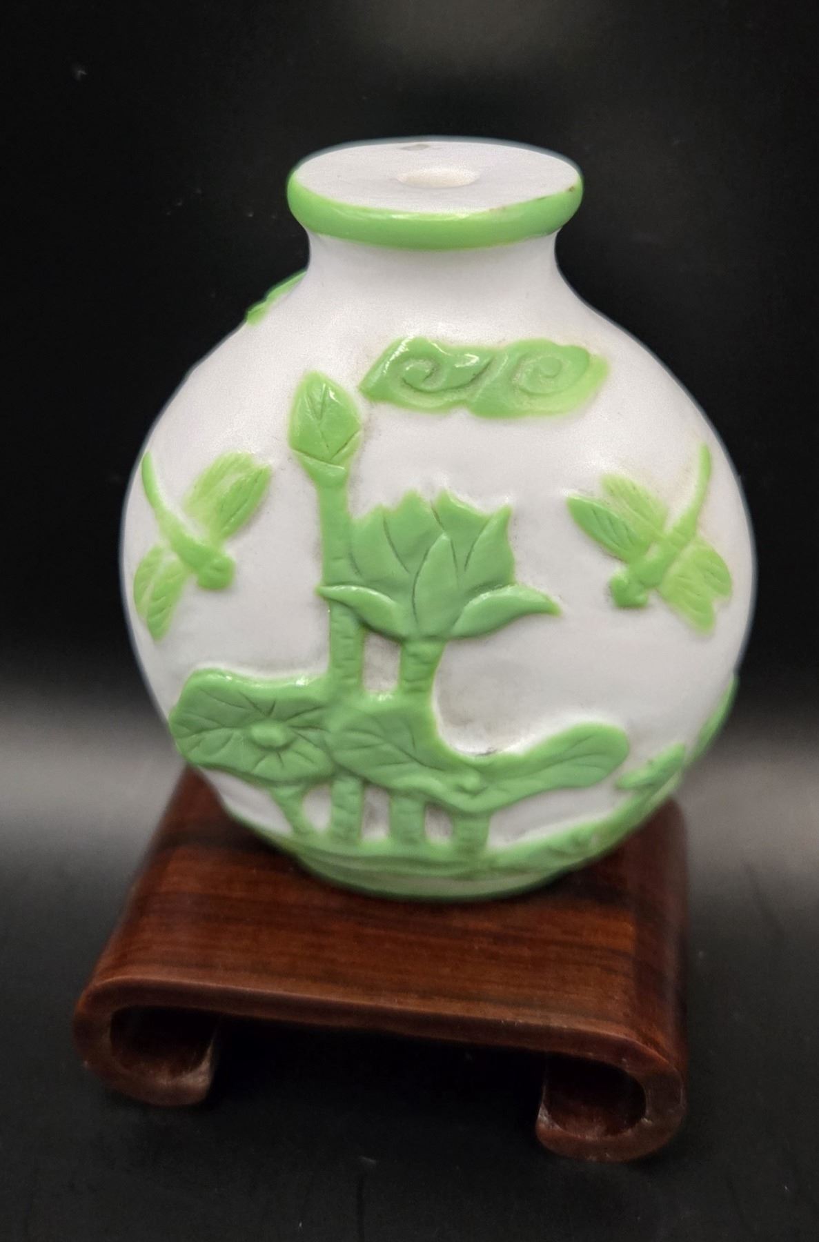 One Antique Asian Porcelain Snuff Bottle