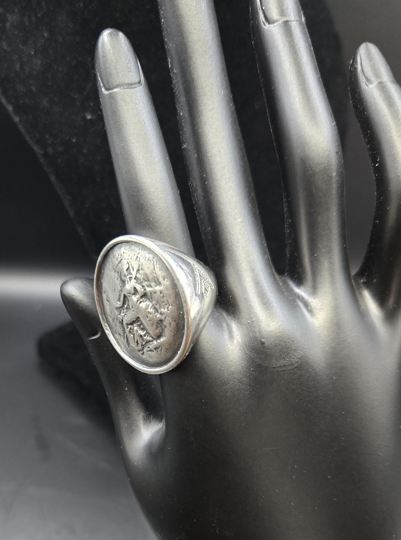 Silpada Sterling Silver Roman Coin Ring
