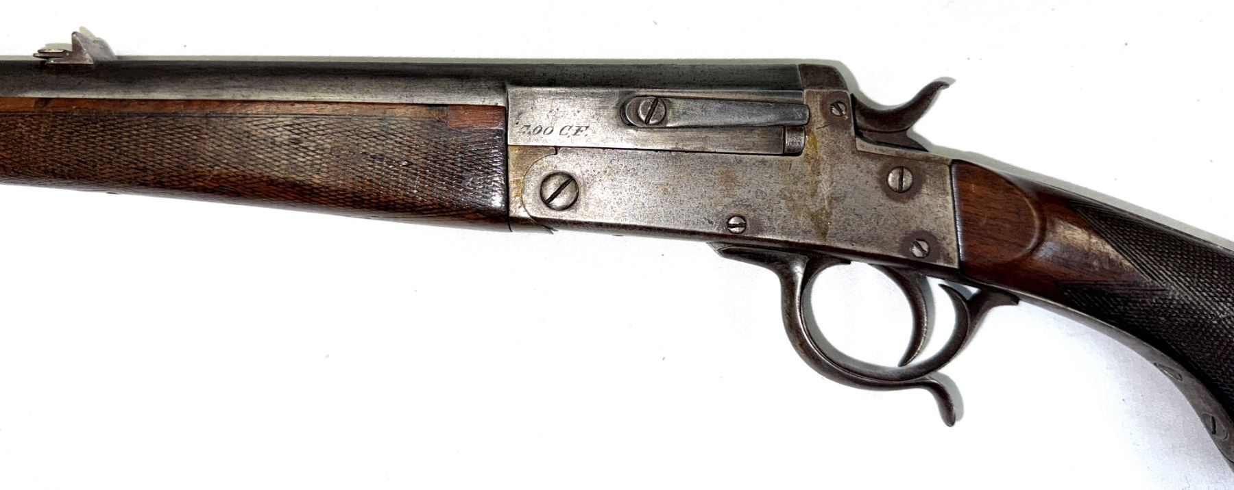 Charles Lancaster Under Lever 300 CF Rook Single Shot Rifle