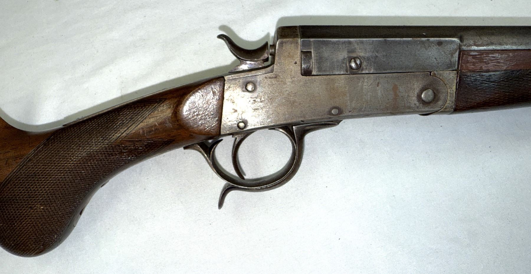 Charles Lancaster Under Lever 300 CF Rook Single Shot Rifle