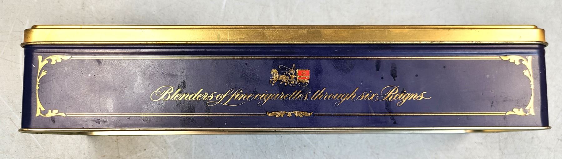 Rothmans Cigarette Tin - 12 x 4 x 2.5 inch Made in England Tin