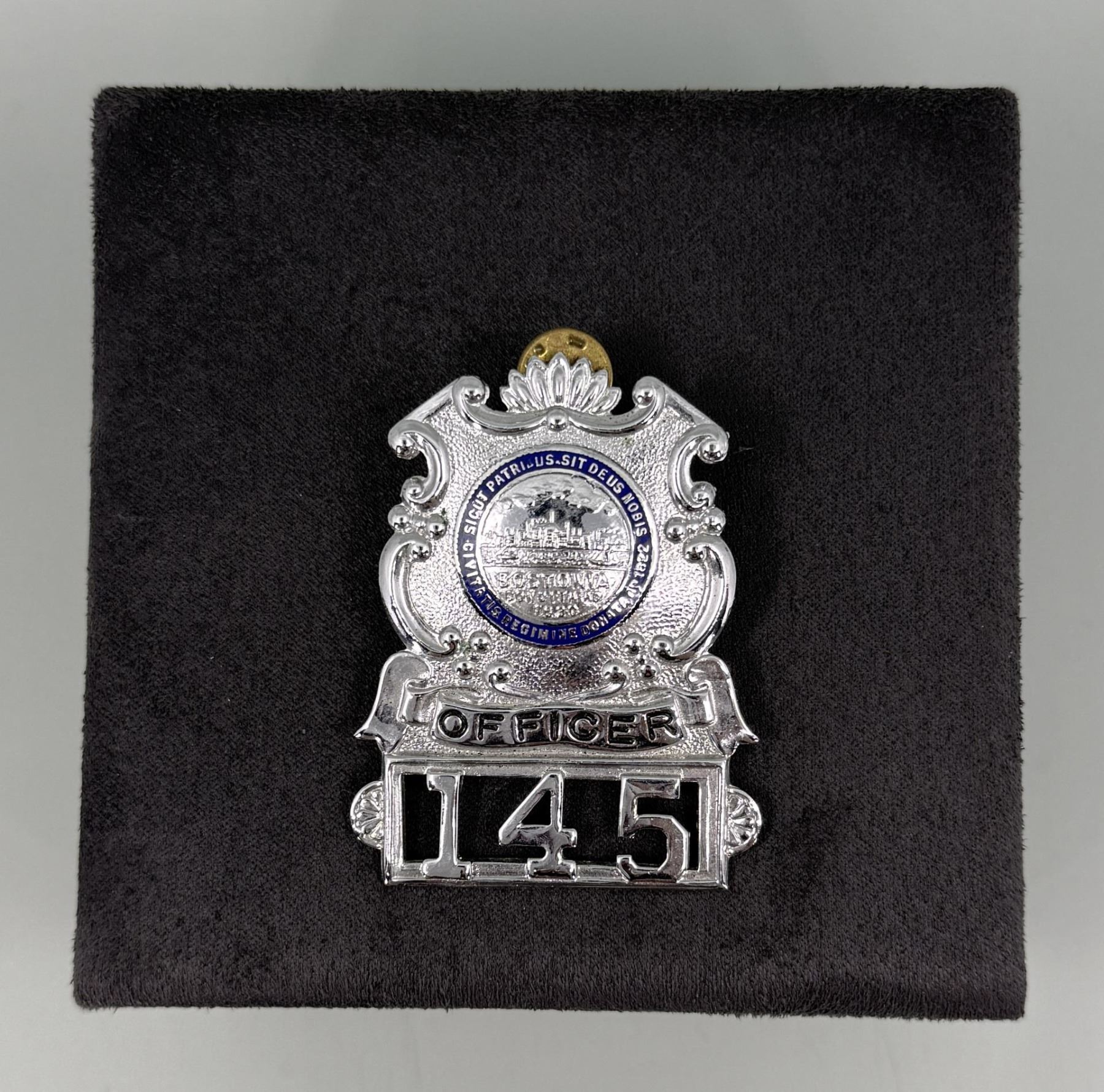 Boston Massachusetts Police Officer Badge