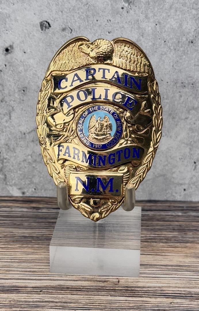 Farmington New Mexico Navajo Police Badge