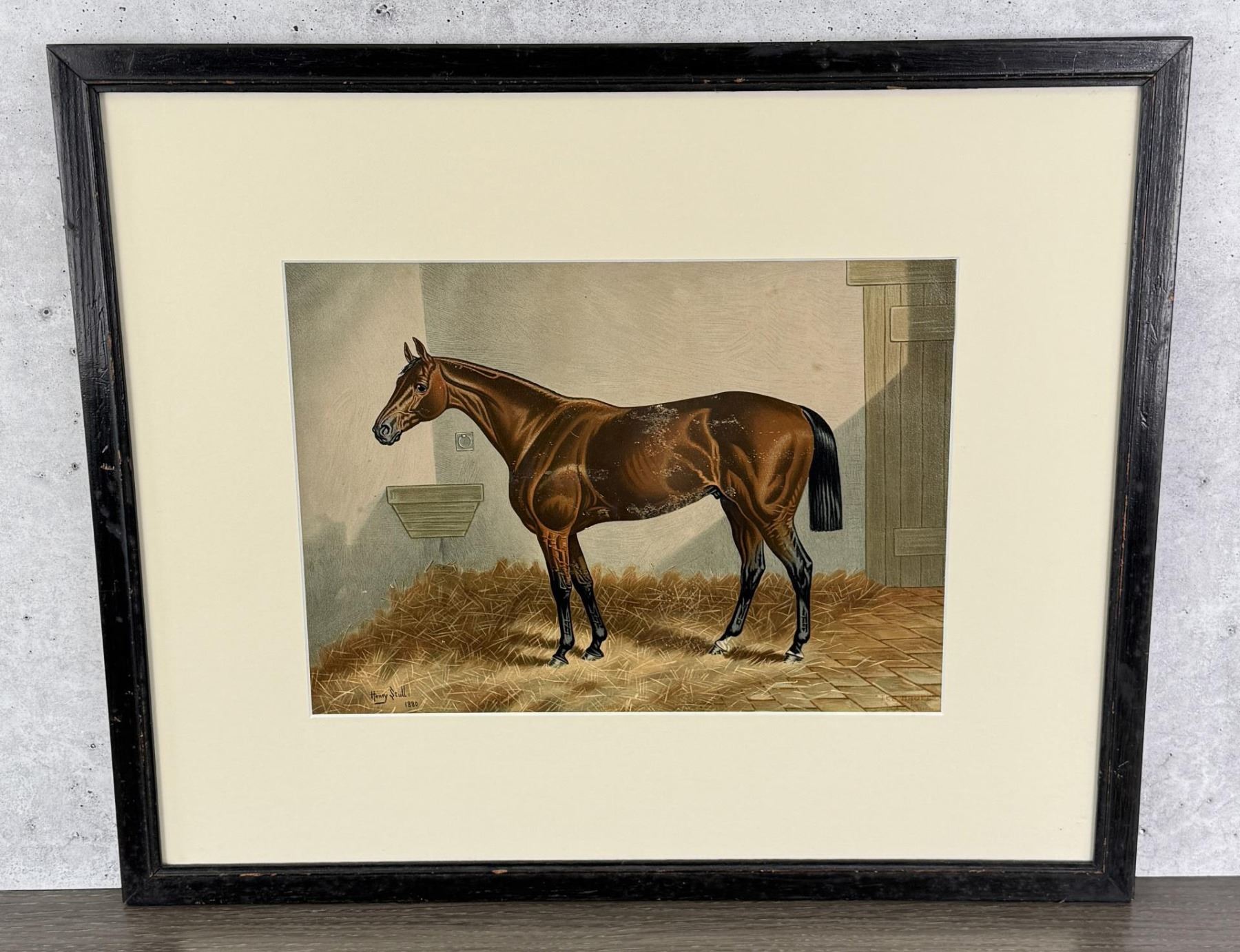 Henry Stull Ten Broeck Race Horse Lithograph