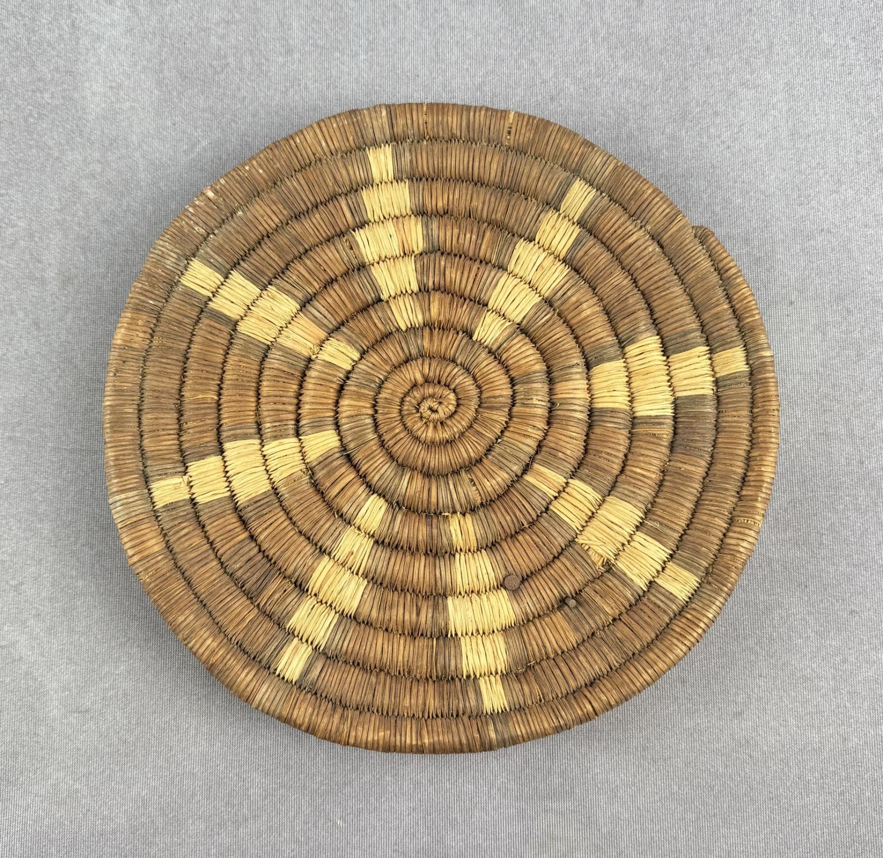 Hopi Indian 2nd Mesa Coiled Basket