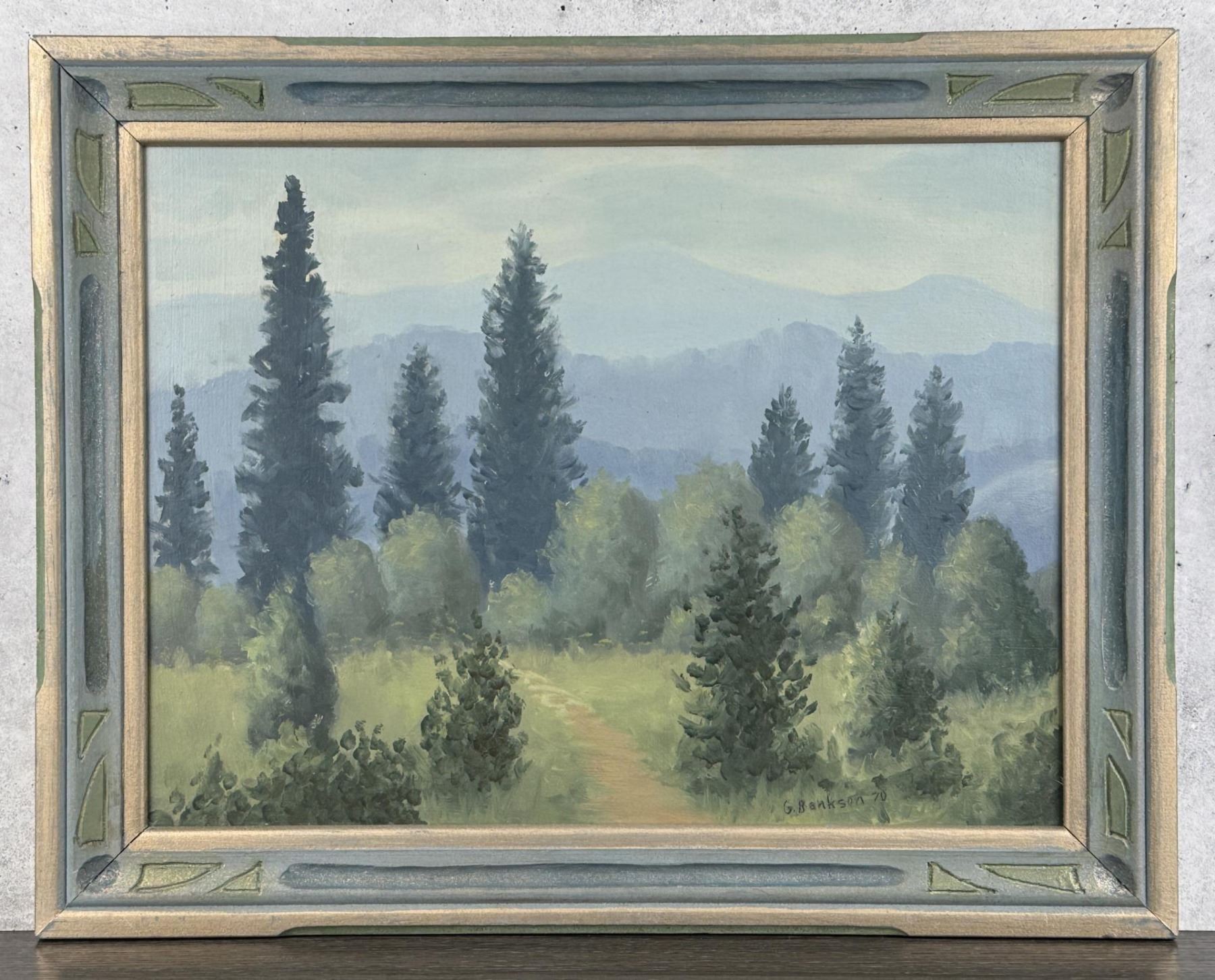 Glen Payton Bankson Washington Oil Painting