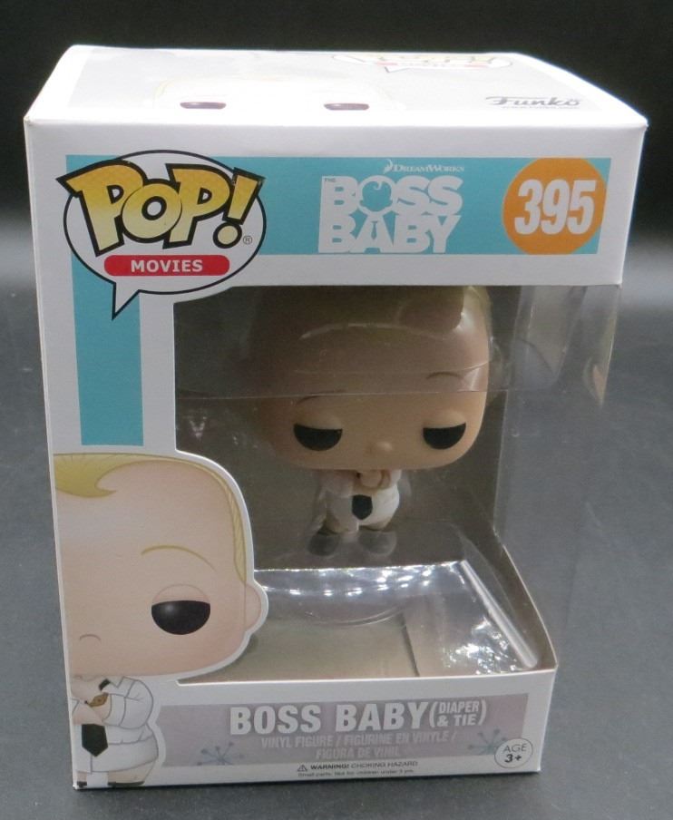 New Funko Pop Boss Baby (Diaper & Tie) #395 BV $50