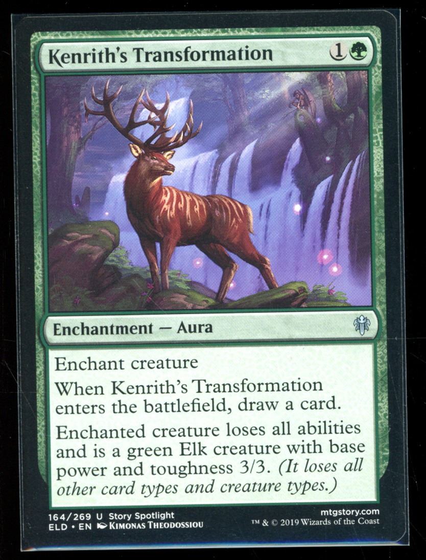 Magic the Gathering Kenrith's Transformation Throne of Eldraine