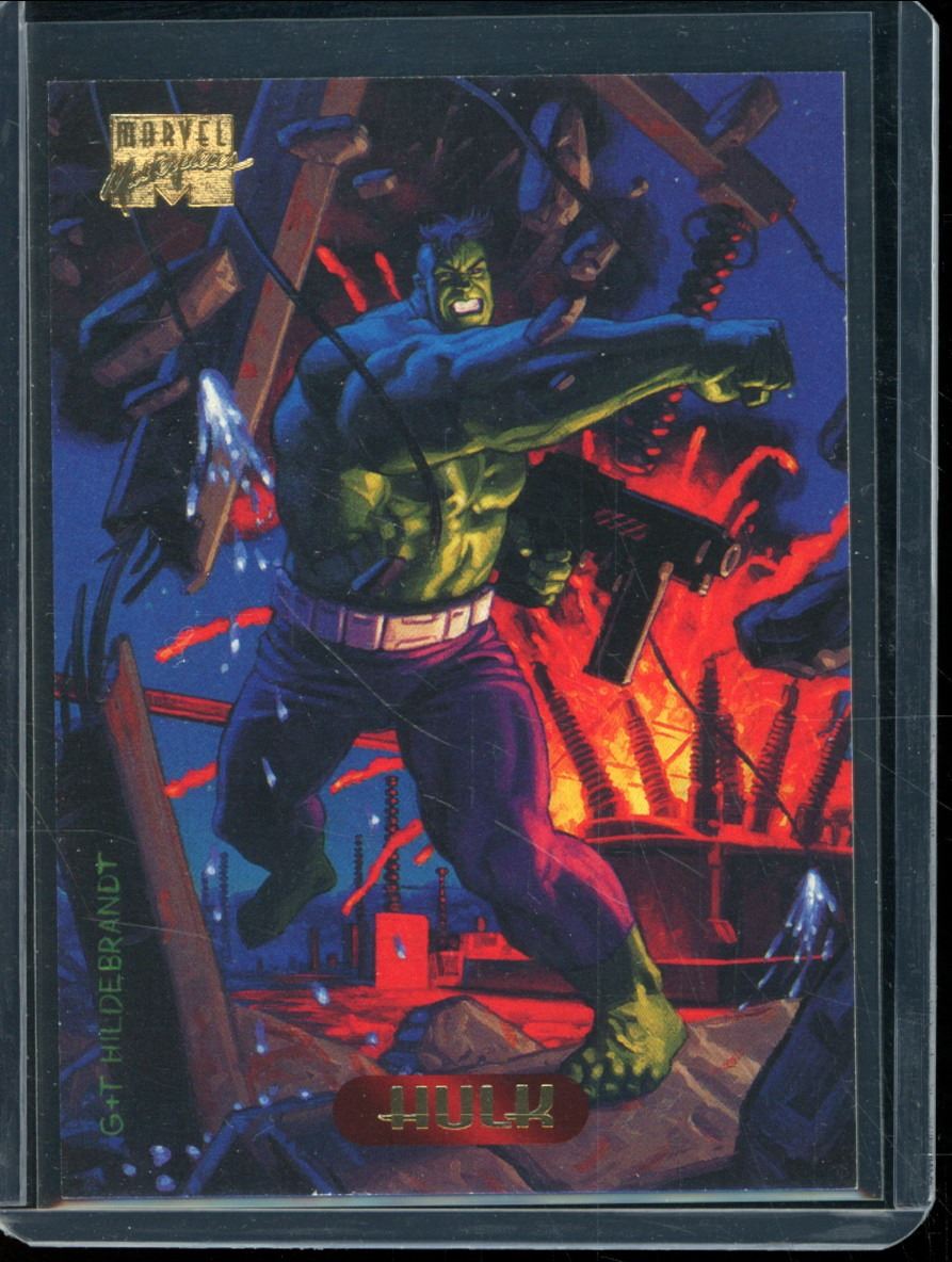 1994 Fleer Marvel Masterpieces #50 Hulk