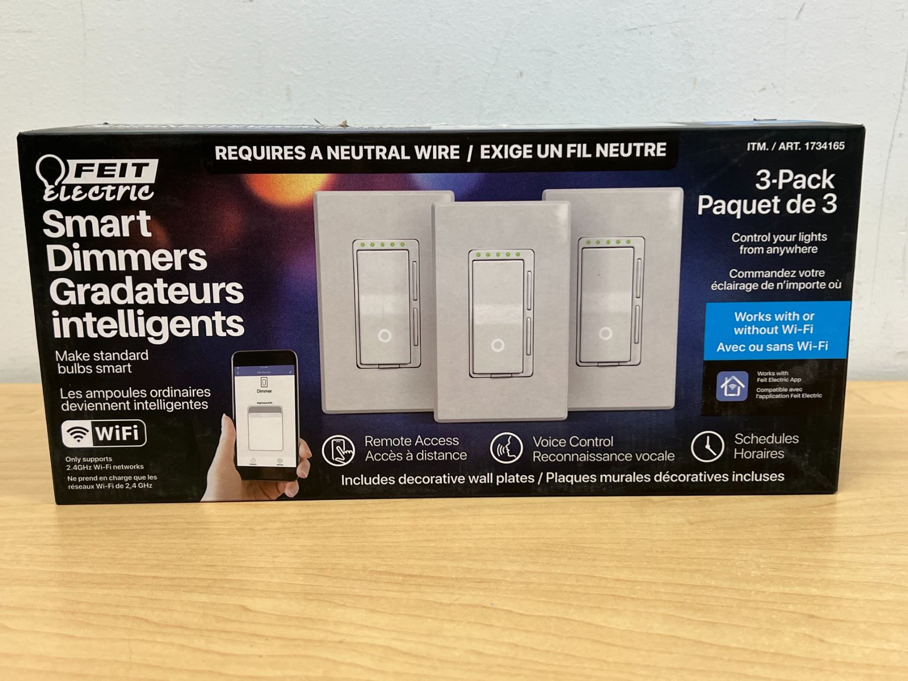 New Feit Electric Smart Dimmers 3 Pack