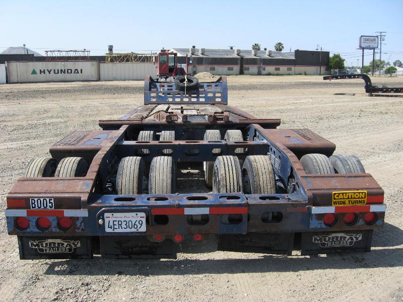 1997 MURRAY PROFESSIONAL EXPANDO 44 TON 16 WHEEL LOWBOY TRAILER, s/n ...