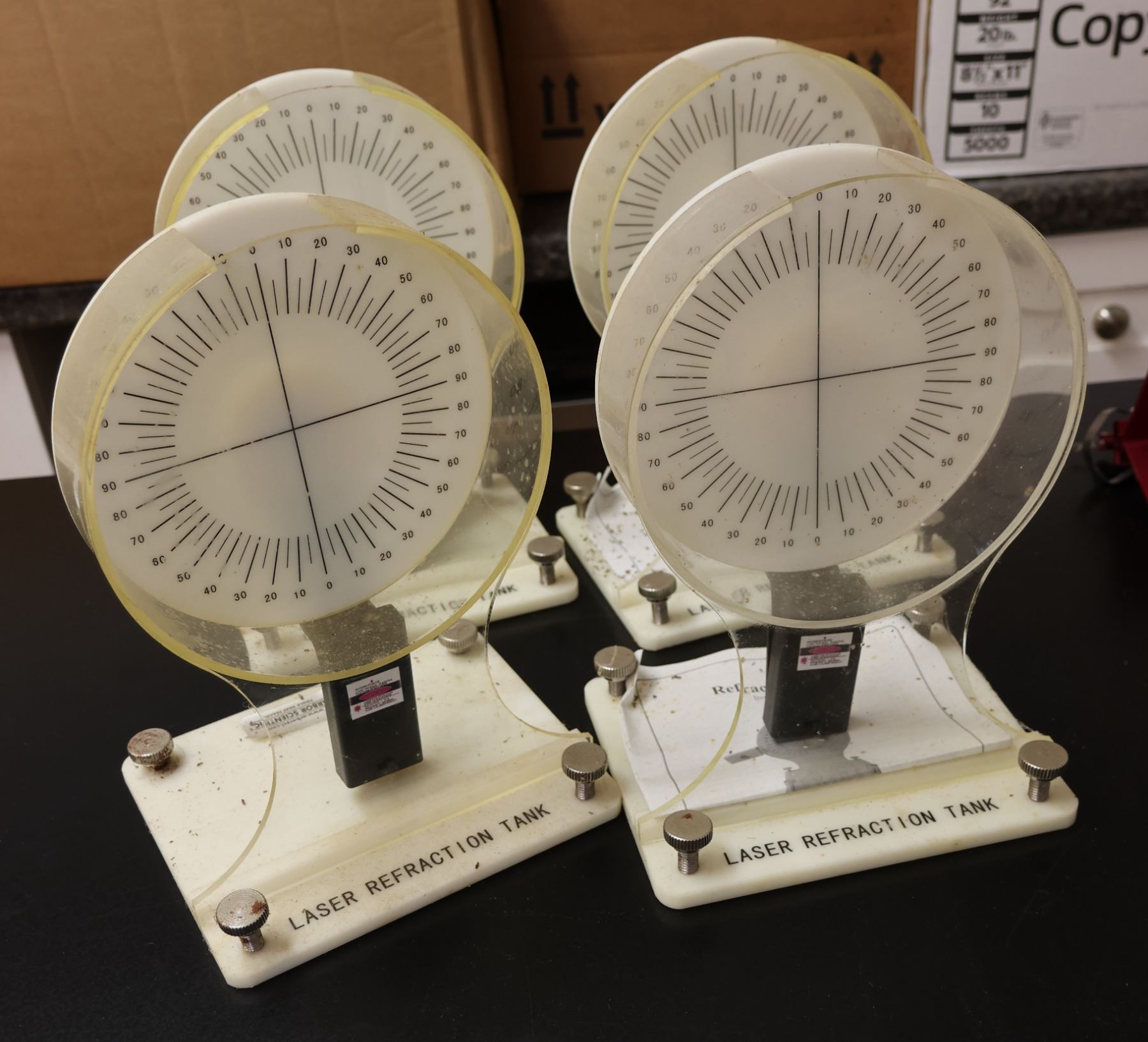 Qty 4 Laser Refraction Tank Units