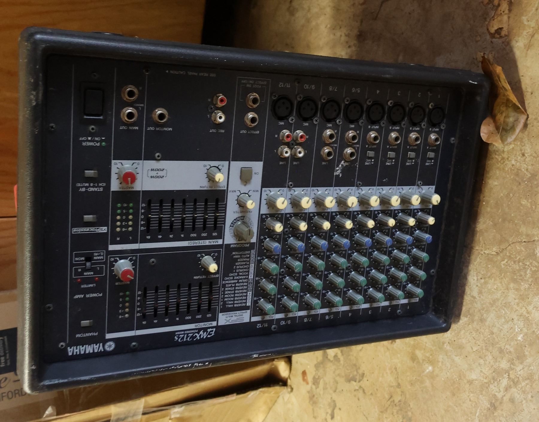 Yamaha EMX212s 12-Channel Powered Analog Mixer - Oahu Auctions