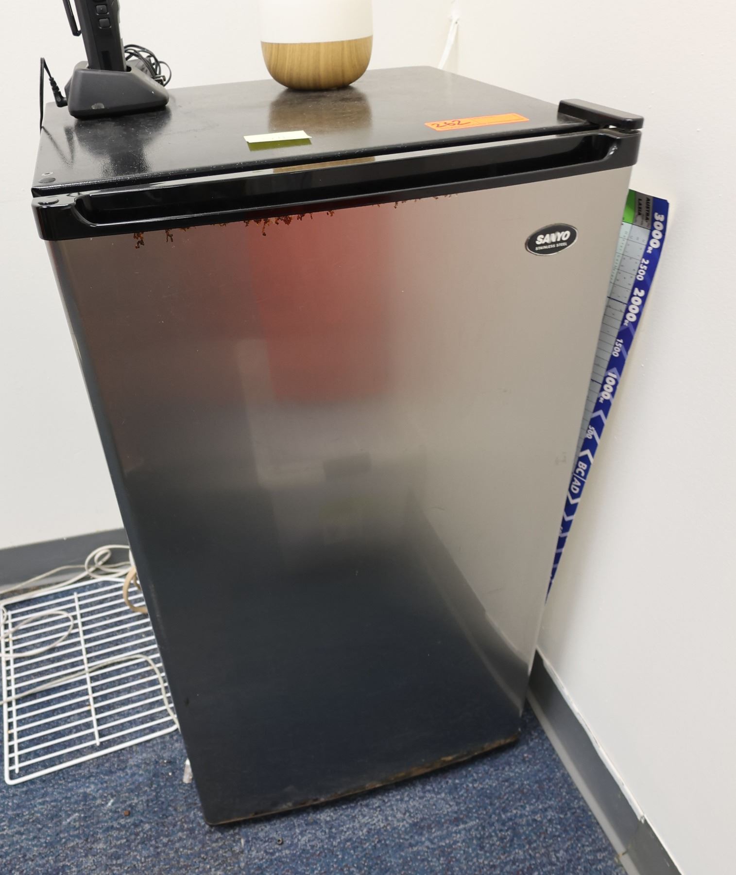 Sanyo Stainless Steel Mini Refrigerator/Freezer
