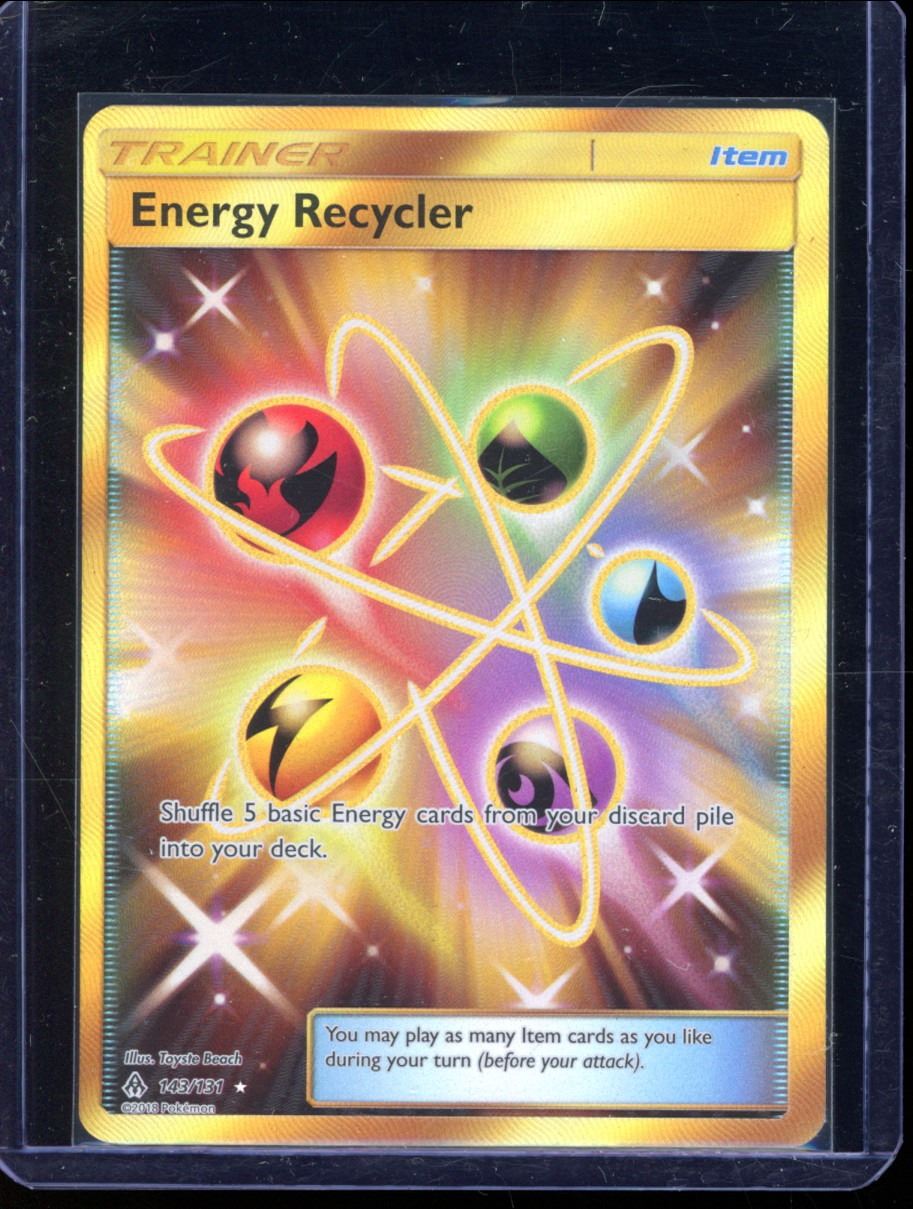 Pokemon Energy Recycler - 143/131 - Rare Secret Forbidden Light