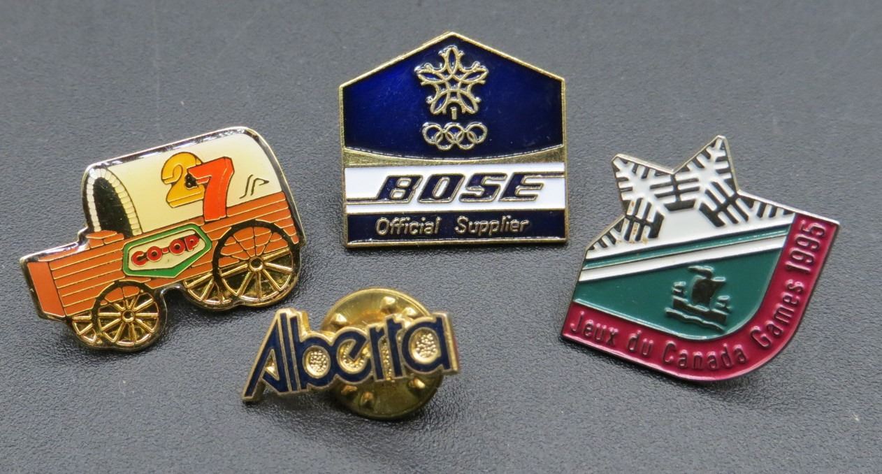 Lot Of 4 Various Collector Pins