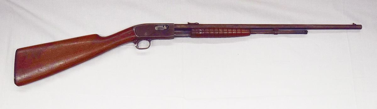 Remington Model 12, .22 SLR, pump action, 21" round bbl, s# 711728, mfg ...