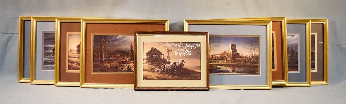 Redlin, Terry, print collection, American the Beautiful, all images are ...