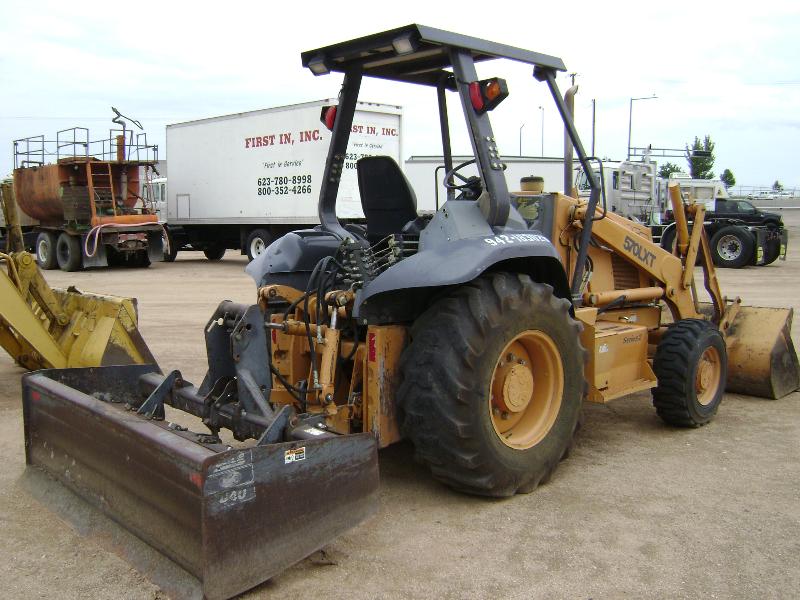 2000 CASE 570XLT 4X4 SKIP LOADER, s/n: JJG0262232