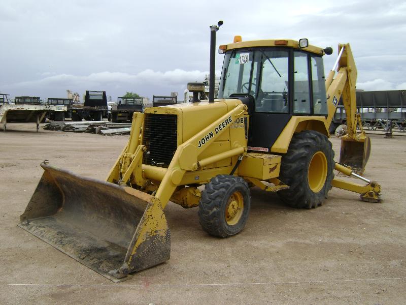 1985 JOHN DEERE 410B 4X4 LOADER BACKHOE, s/n T0410BG720862