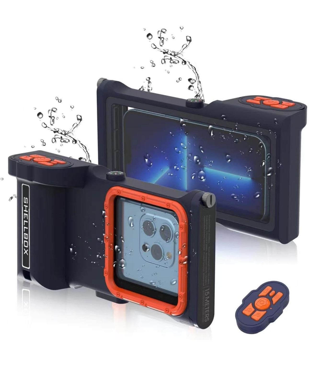 1 Shellbox 3rd Gen Diving Waterproof Case for iPhones and Android