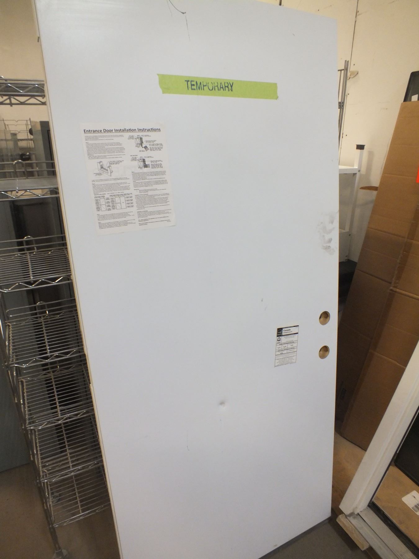 Exterior Door & 1 Frame