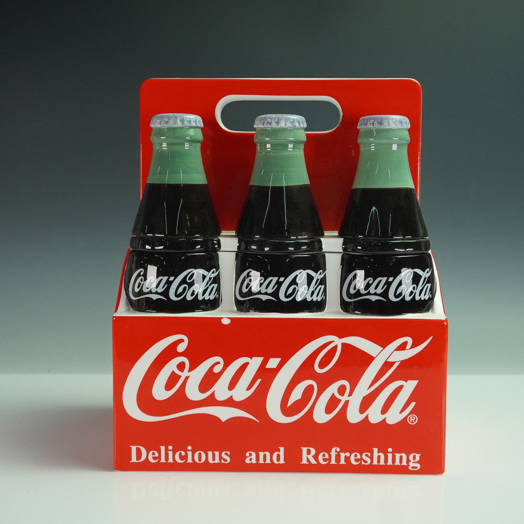 Coca-Cola Ceramic Cookie Jar, Six-Pack Bottle Carrier