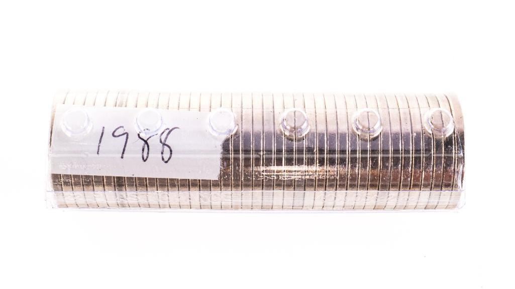 Canada Roll 1988 Five Cent Coins