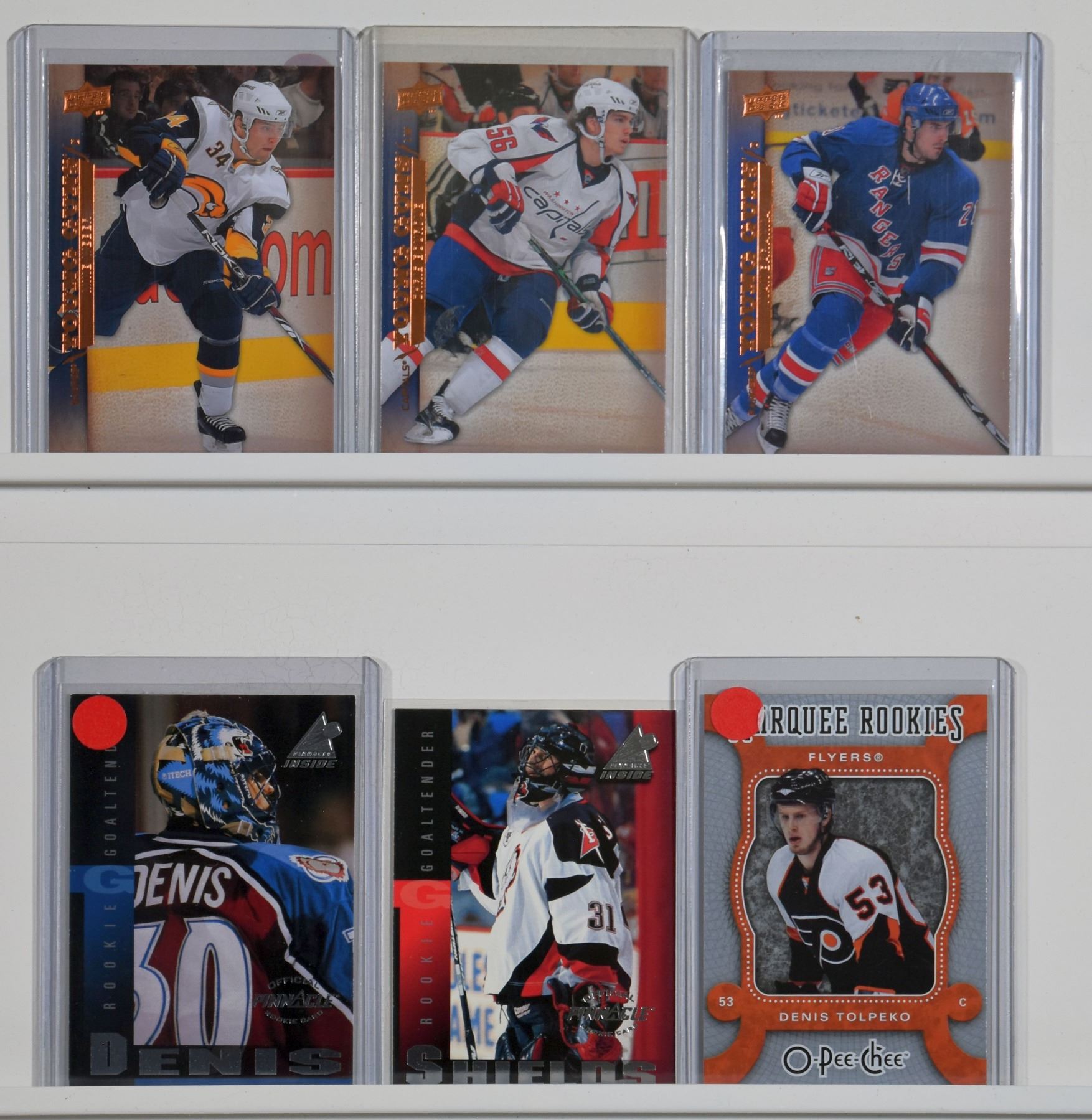 Hockey Cards - Rookie Cards, Shields, Weber, Bourque, Baranka, Tolpeko ...