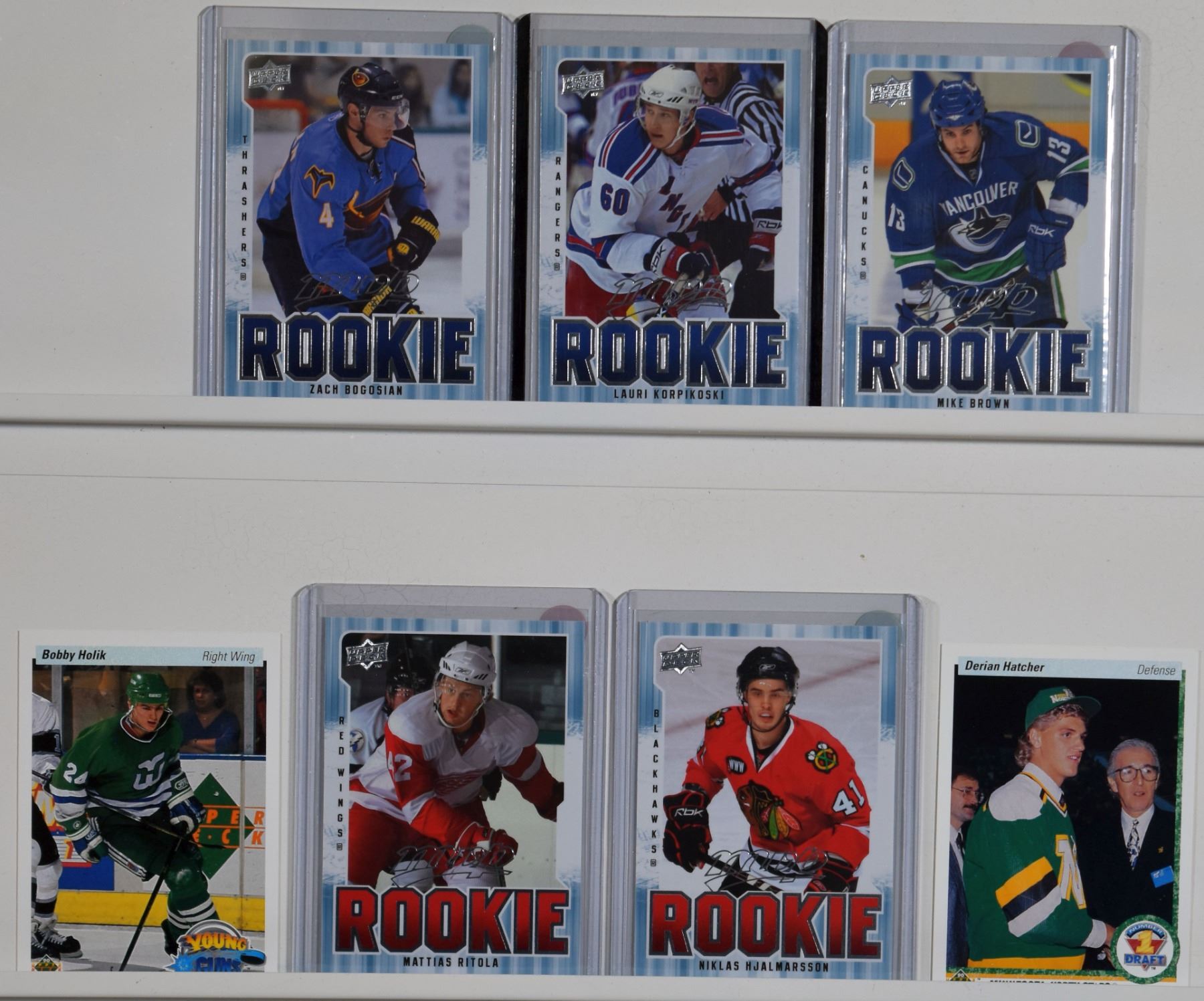 Hockey Cards - Rookie Cards, Hatcher, Holik, Brown, Korpikoski ...