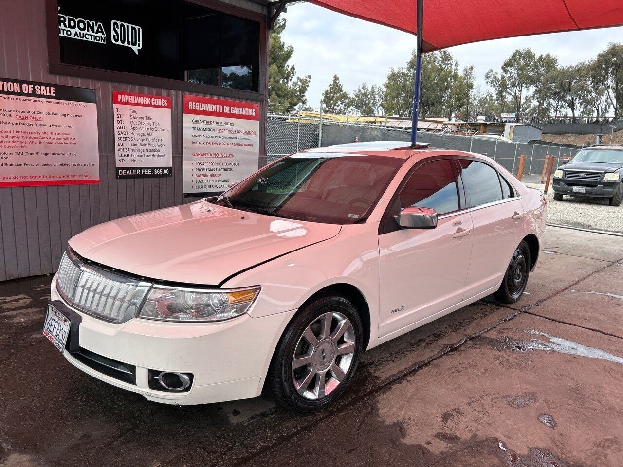 2008 LINCOLN MKZ