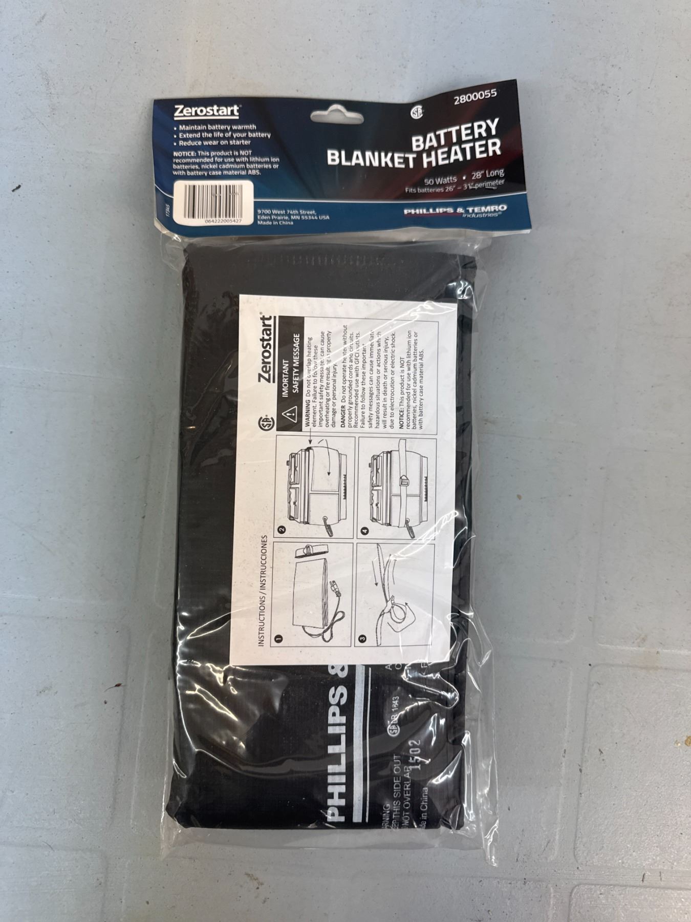 electric battery blanket heater