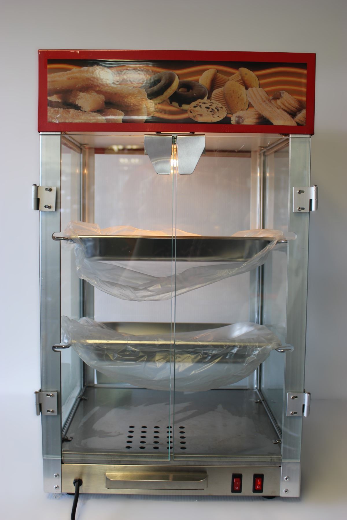 Brand New Uniworld Churro Case with Pans/ Counter Top Food Display ...
