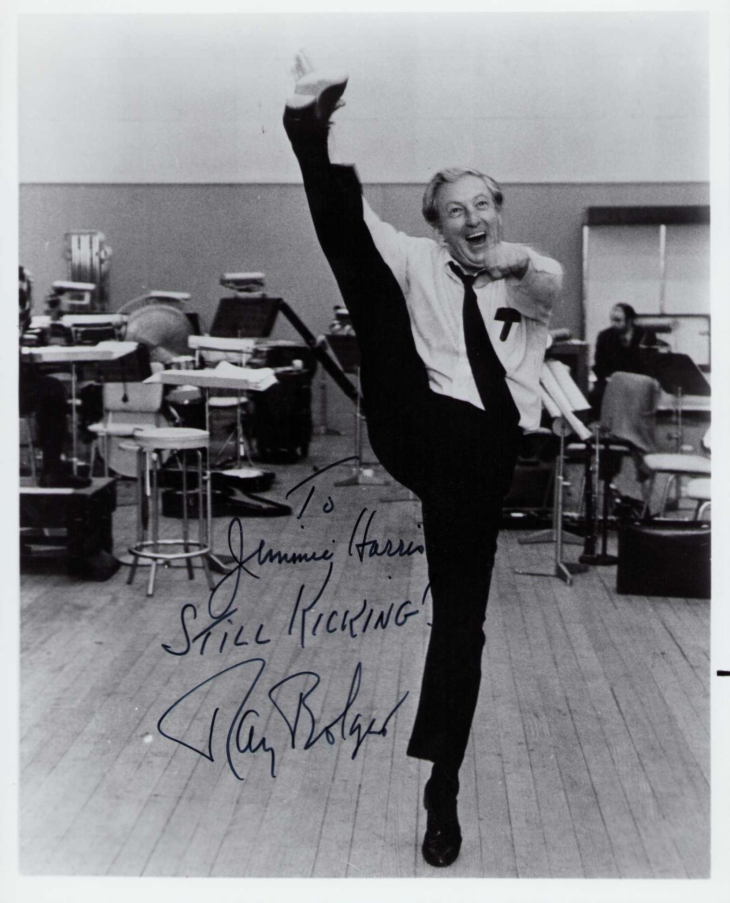 Ray Bolger signed photo