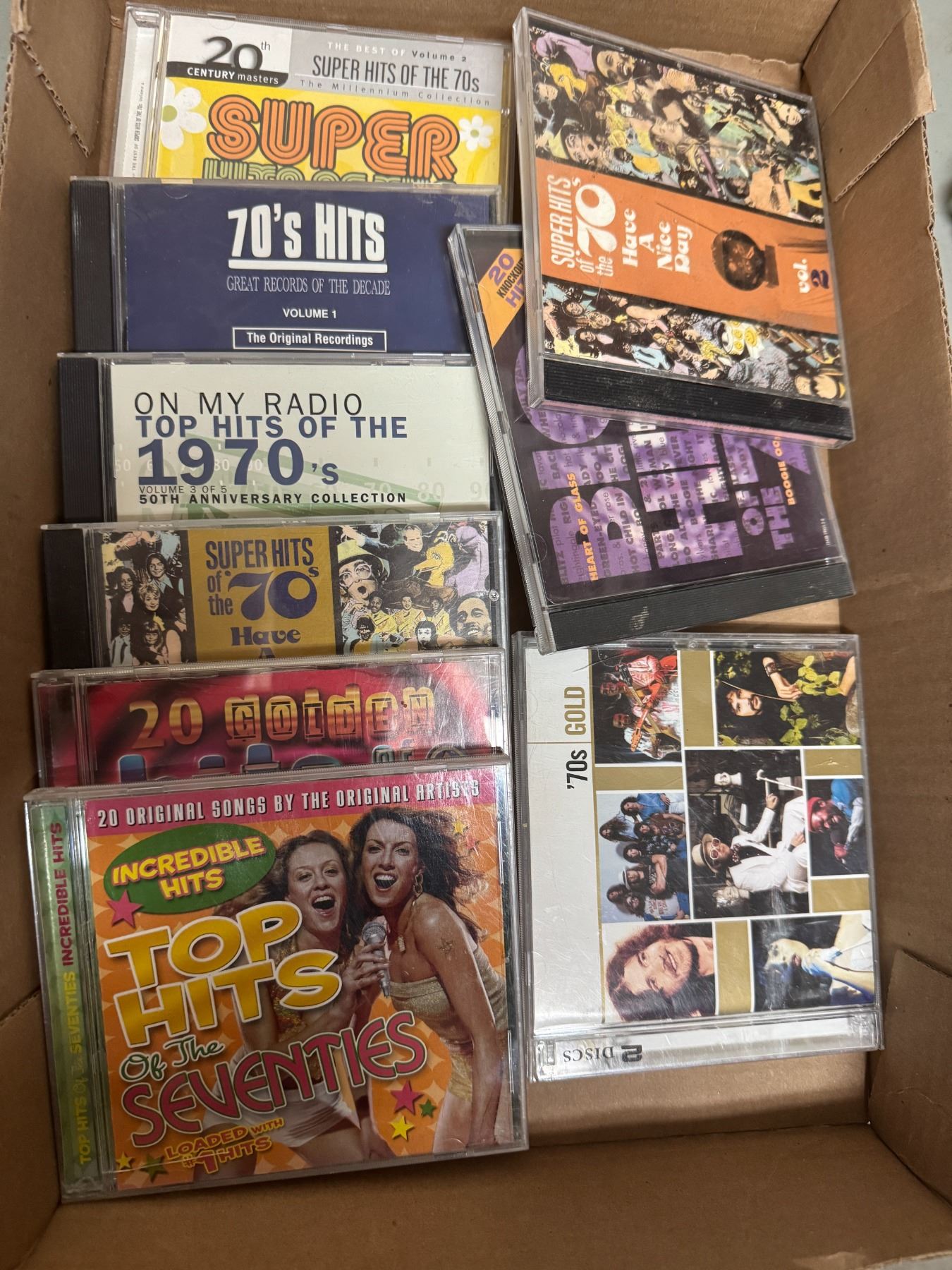 70s music cd lot