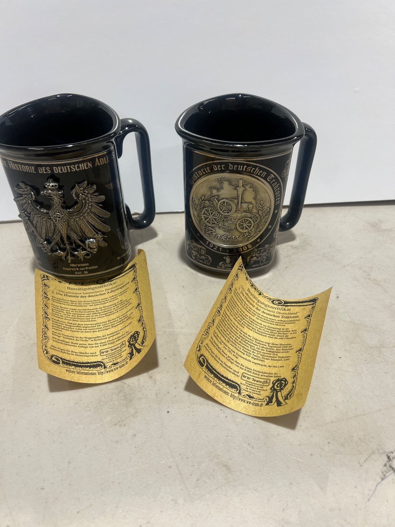 Vintage German mugs