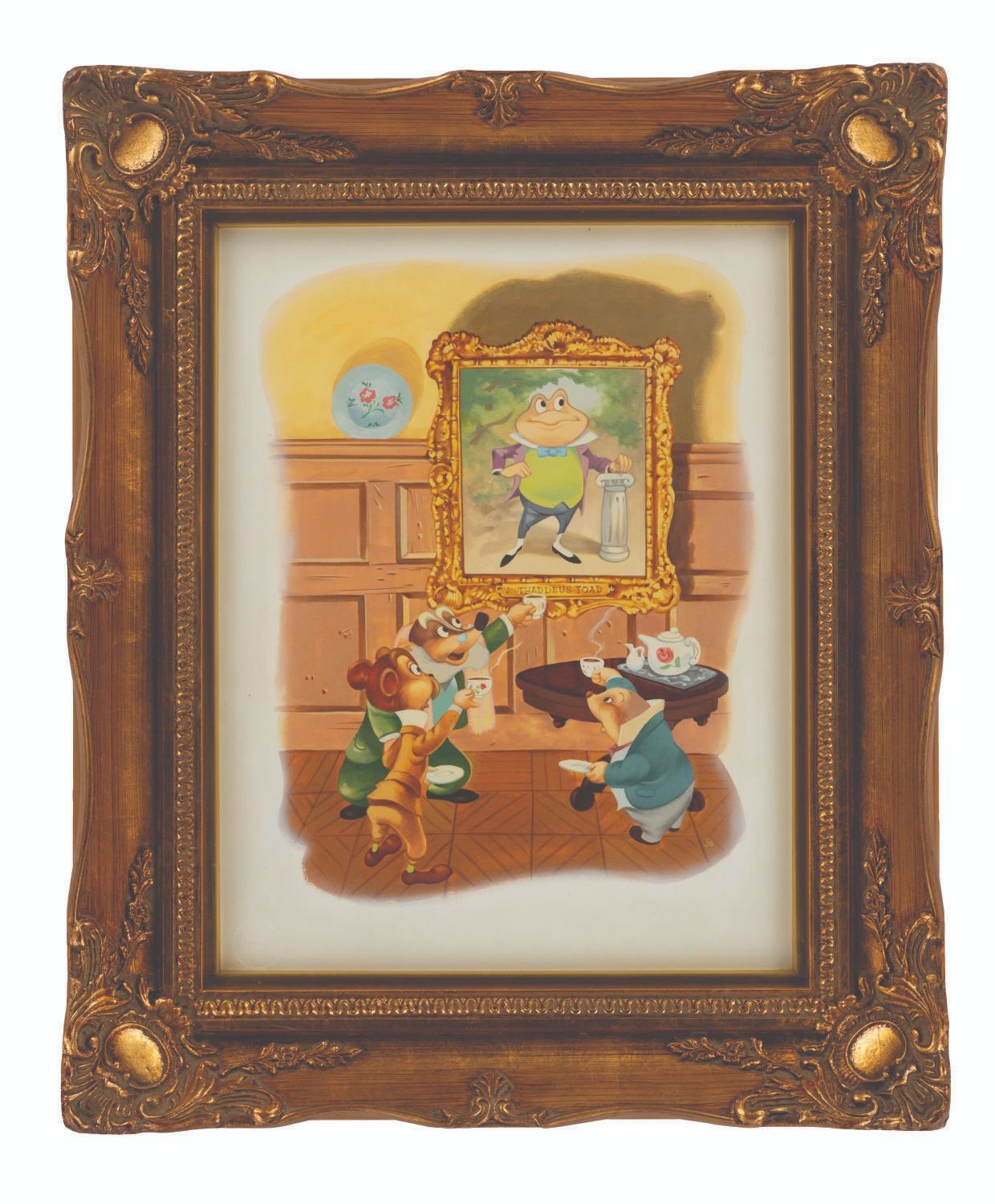 An Original J. Thaddeus Toad and Friends Painting.
