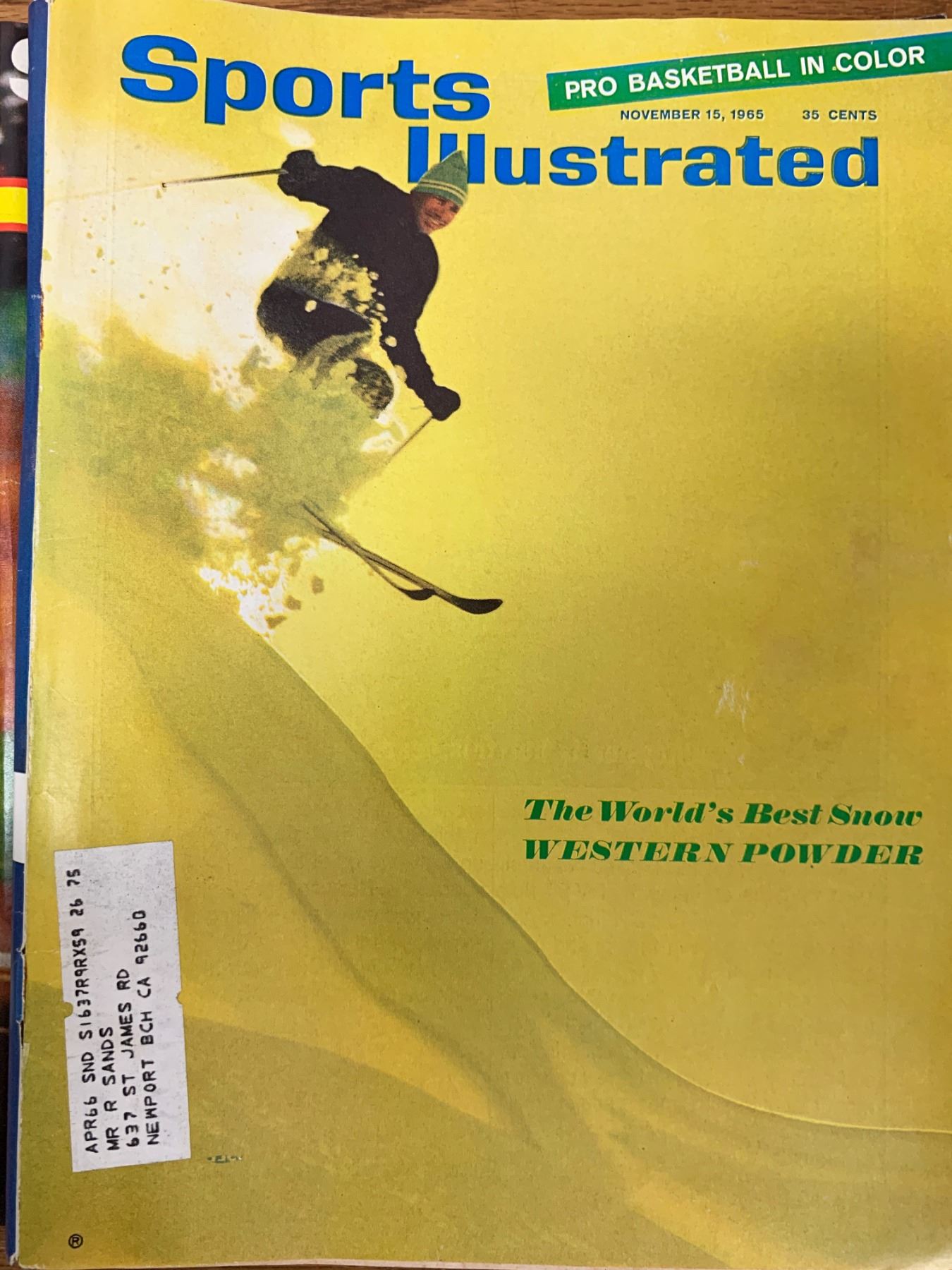 Sports Illustrated 1965 The Worlds Best Powder issue