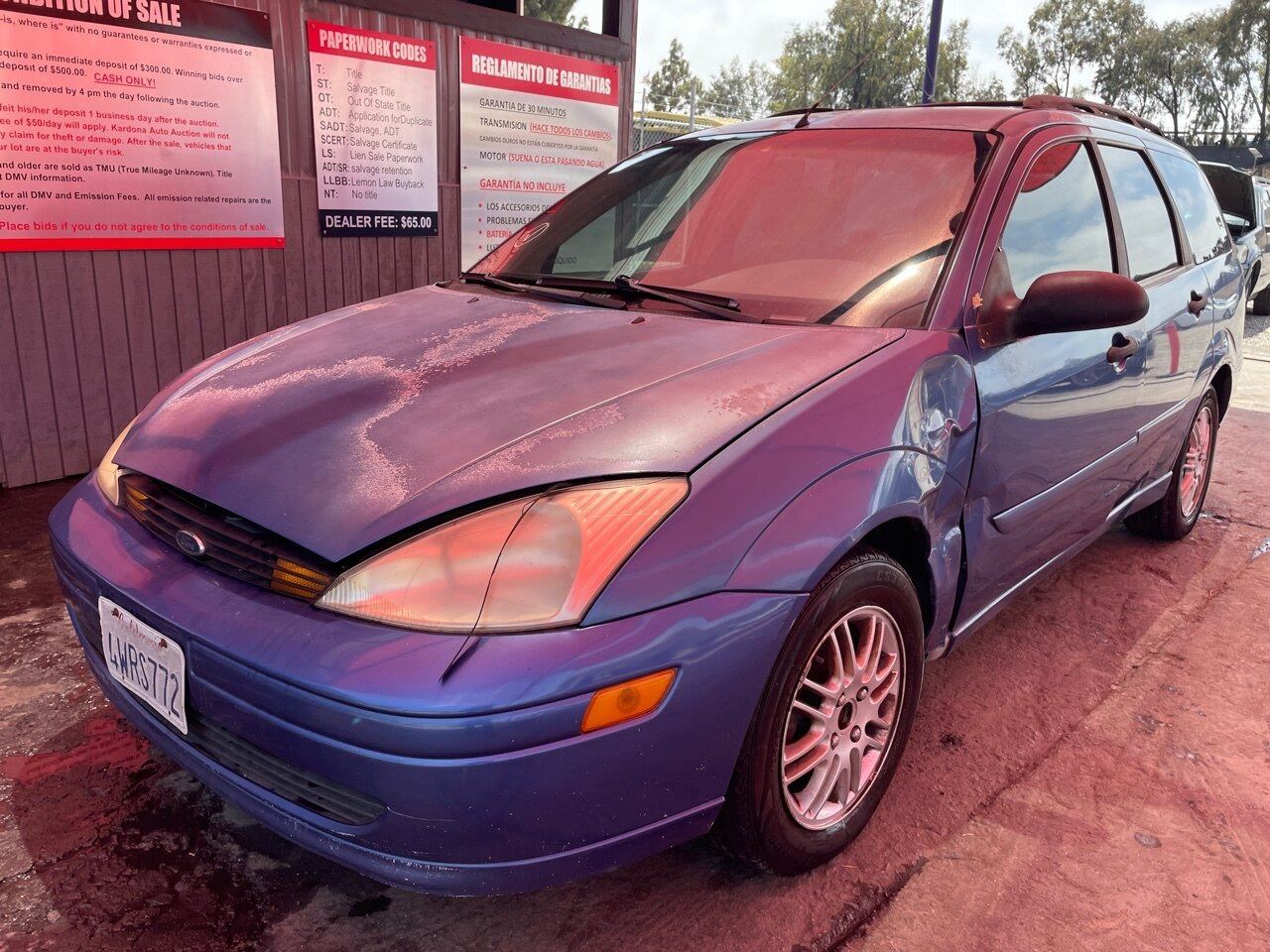 2002 FORD FOCUS