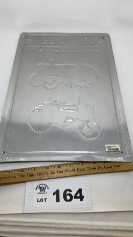 JOHN DEERE COLLECTOR METAL SIGN
